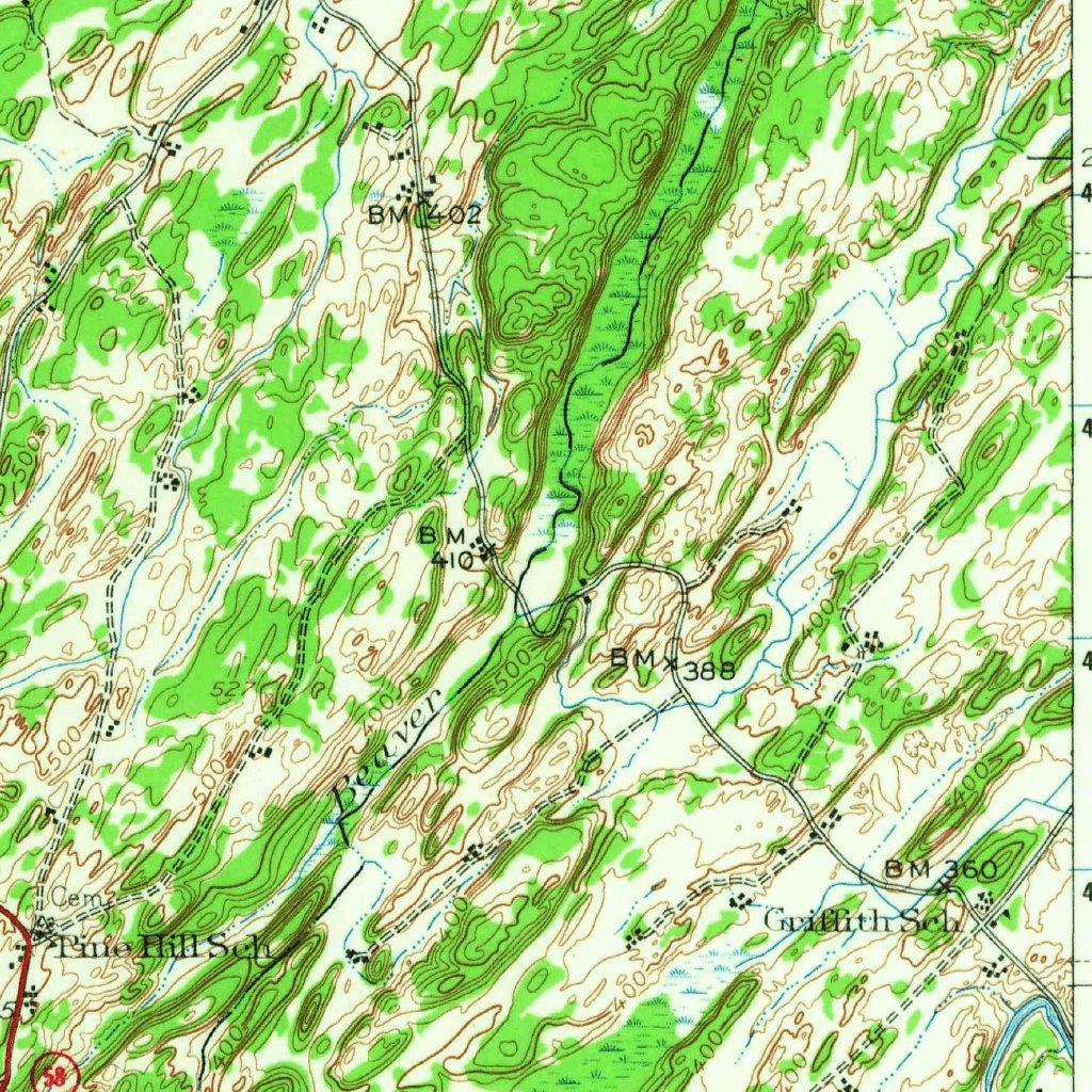 Hammond, NY (1949, 62500-Scale) Map by United States Geological Survey ...