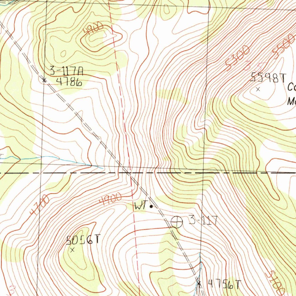 Hampton, OR (1983, 24000-Scale) Map by United States Geological Survey ...