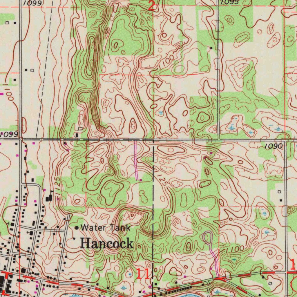 Hancock, WI (1968, 24000-Scale) Map by United States Geological Survey ...