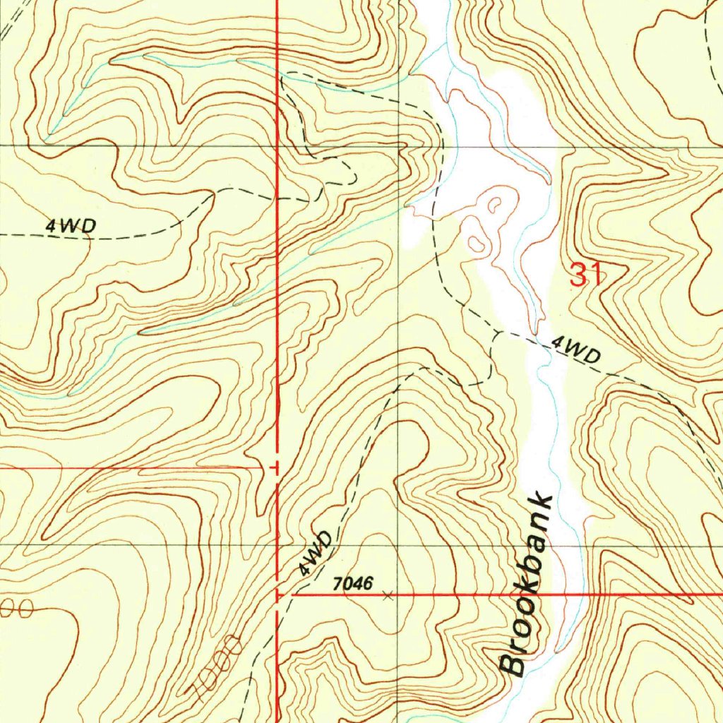 Hanks Draw, AZ (1990, 24000-Scale) Map by United States Geological ...