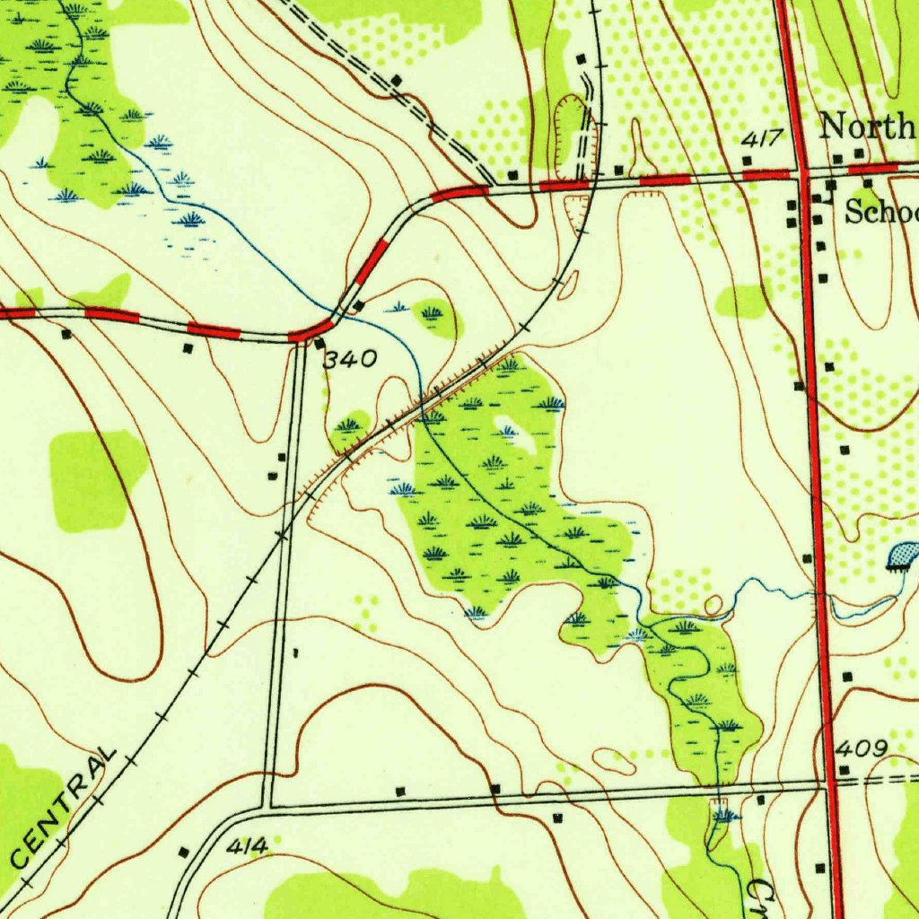 Hannibal, NY (1943, 24000-Scale) Map by United States Geological Survey ...
