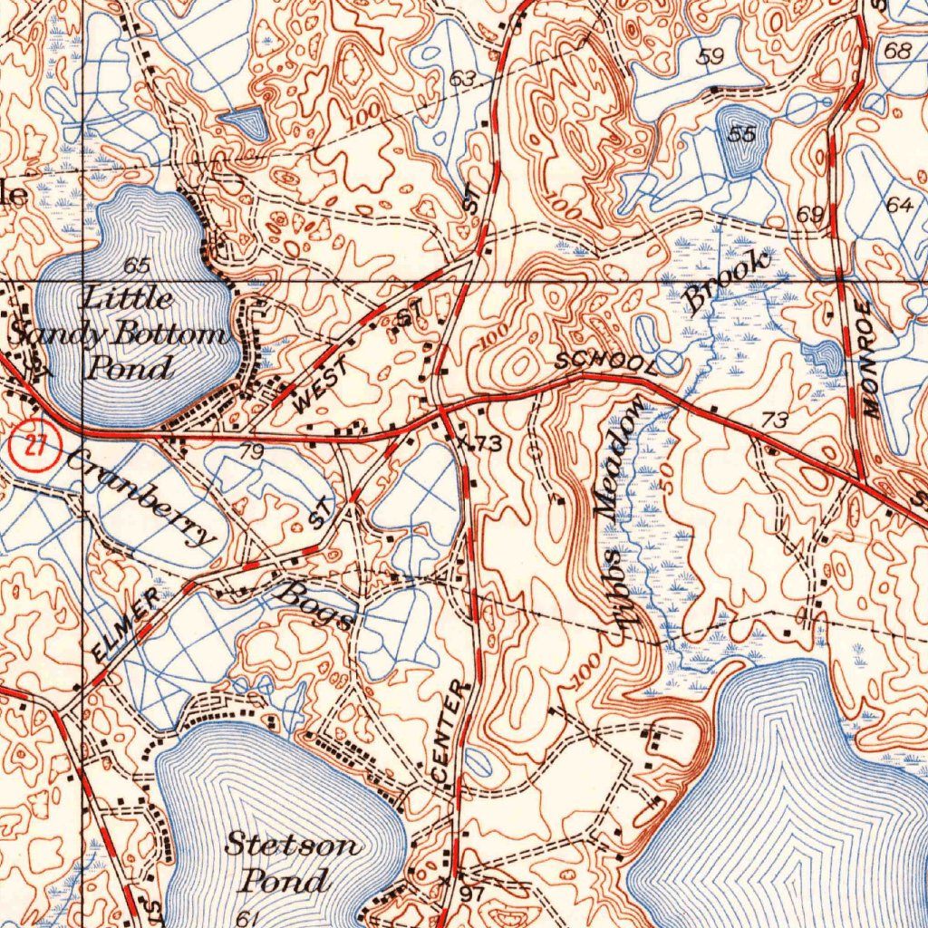 Hanover, MA (1940, 31680-Scale) Map by United States Geological Survey ...