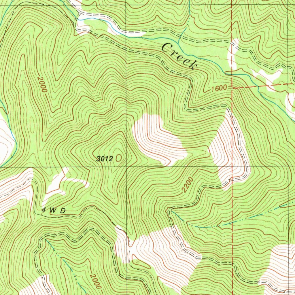Happy Camp, CA (1980, 24000-Scale) Map by United States Geological ...