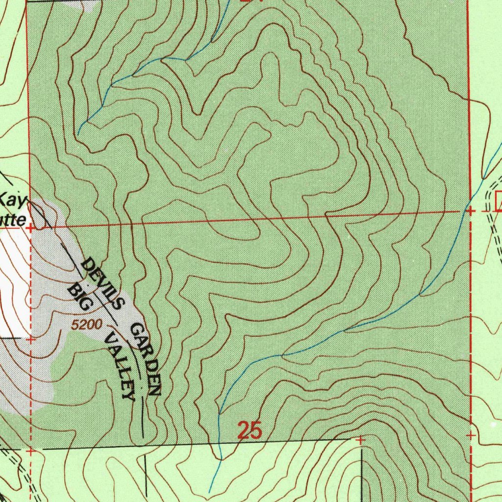 Happy Camp Mountain, CA (1993, 24000-Scale) Map by United States ...