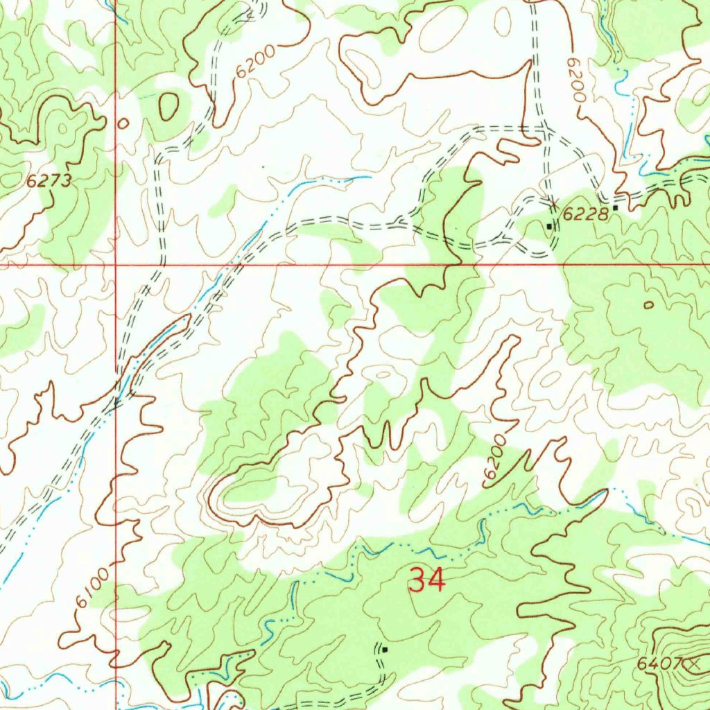 Hard Rocks, AZ (1967, 24000-Scale) Map by United States Geological ...