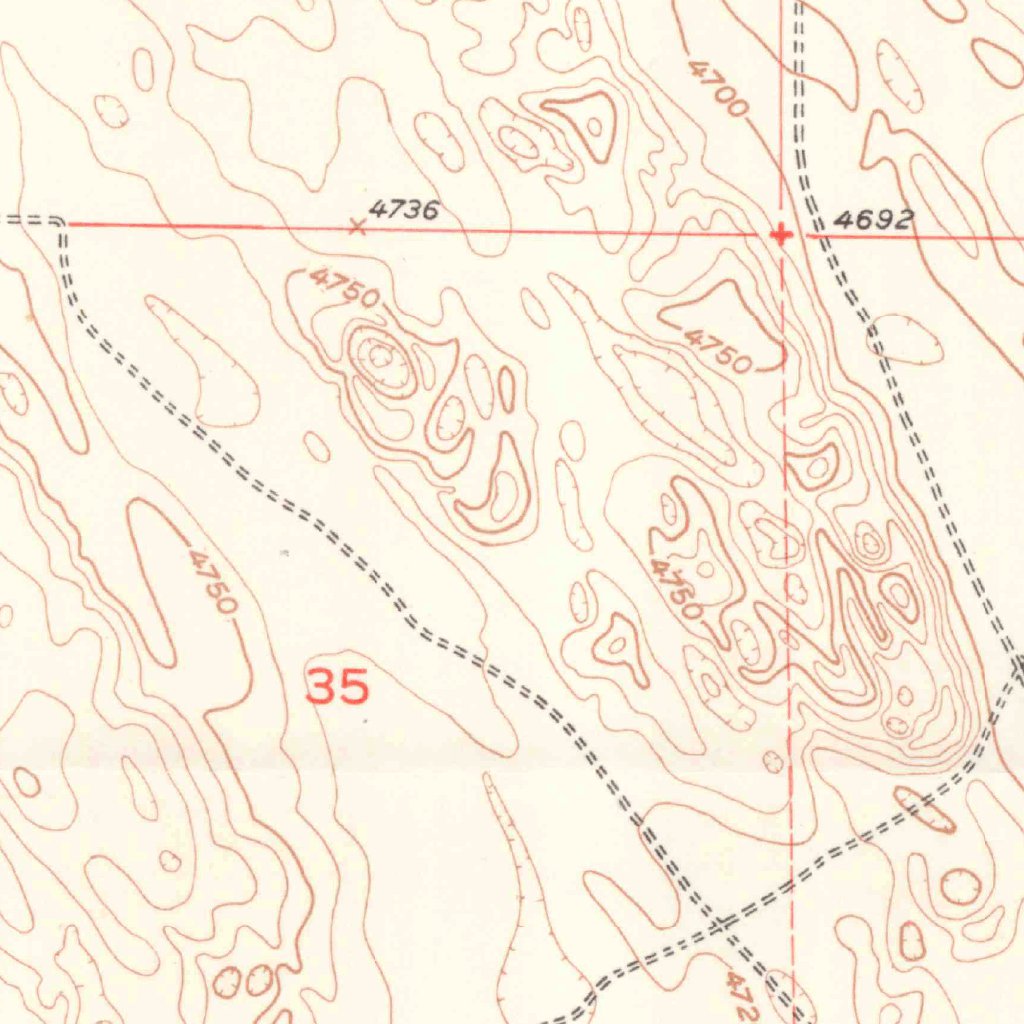 Hardin, CO (1951, 24000-Scale) Map by United States Geological Survey ...