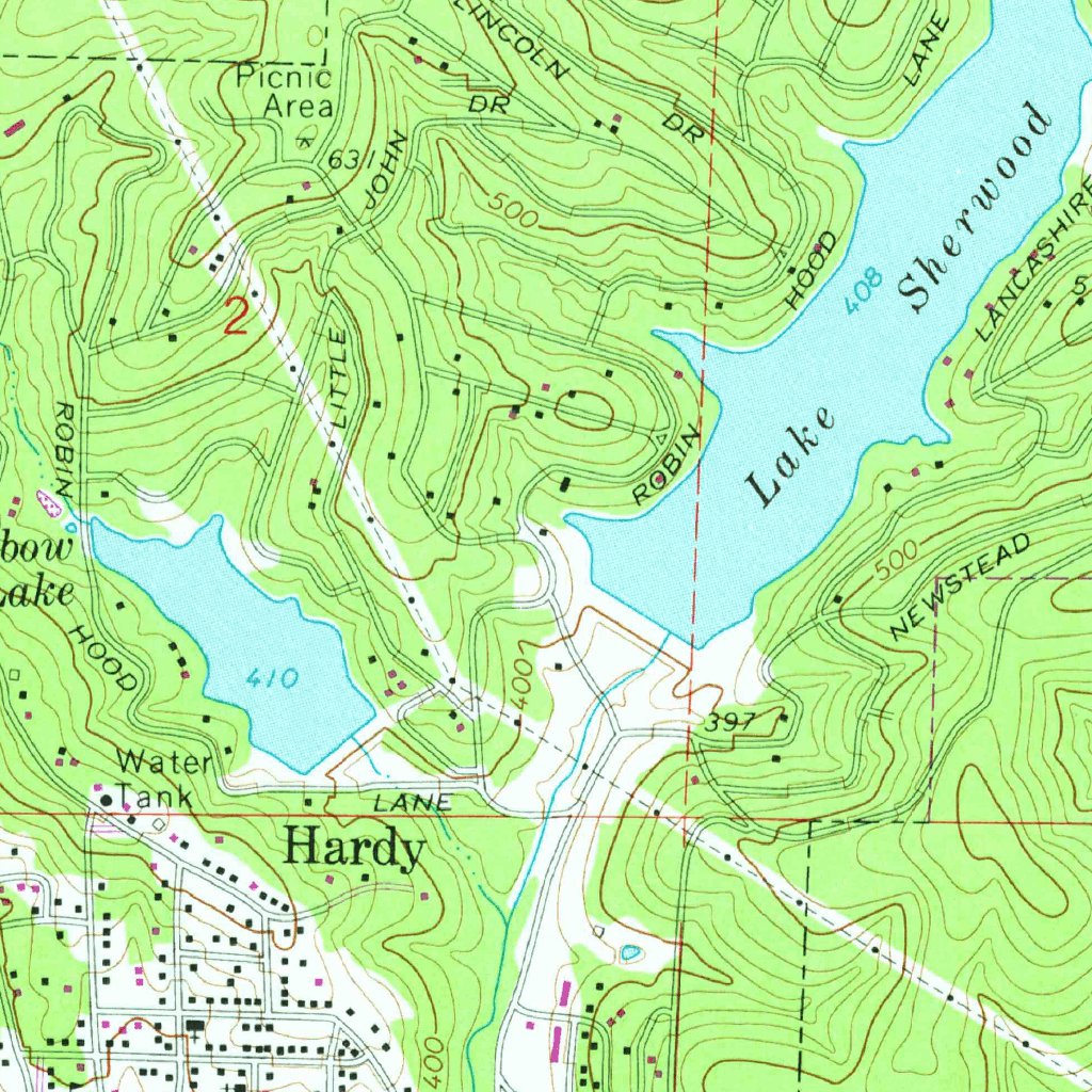 Hardy, AR (1968, 24000-Scale) Map by United States Geological Survey ...