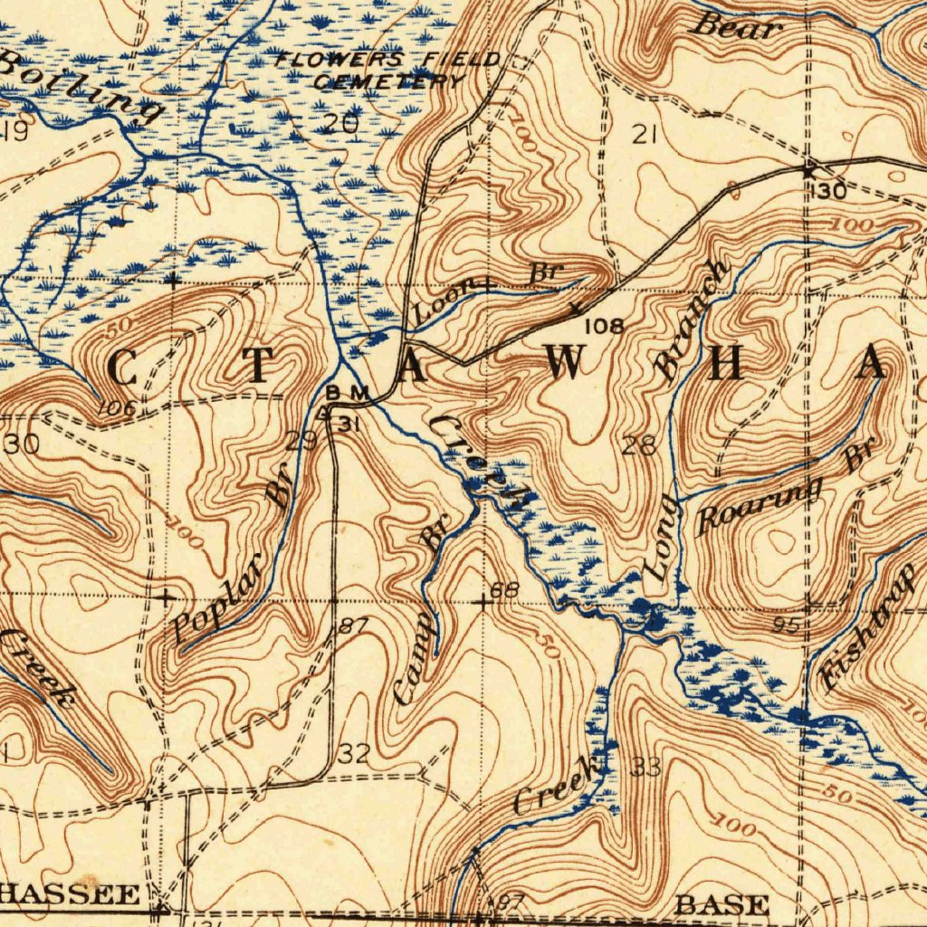 Harold, FL (1937, 62500-Scale) Map by United States Geological Survey ...
