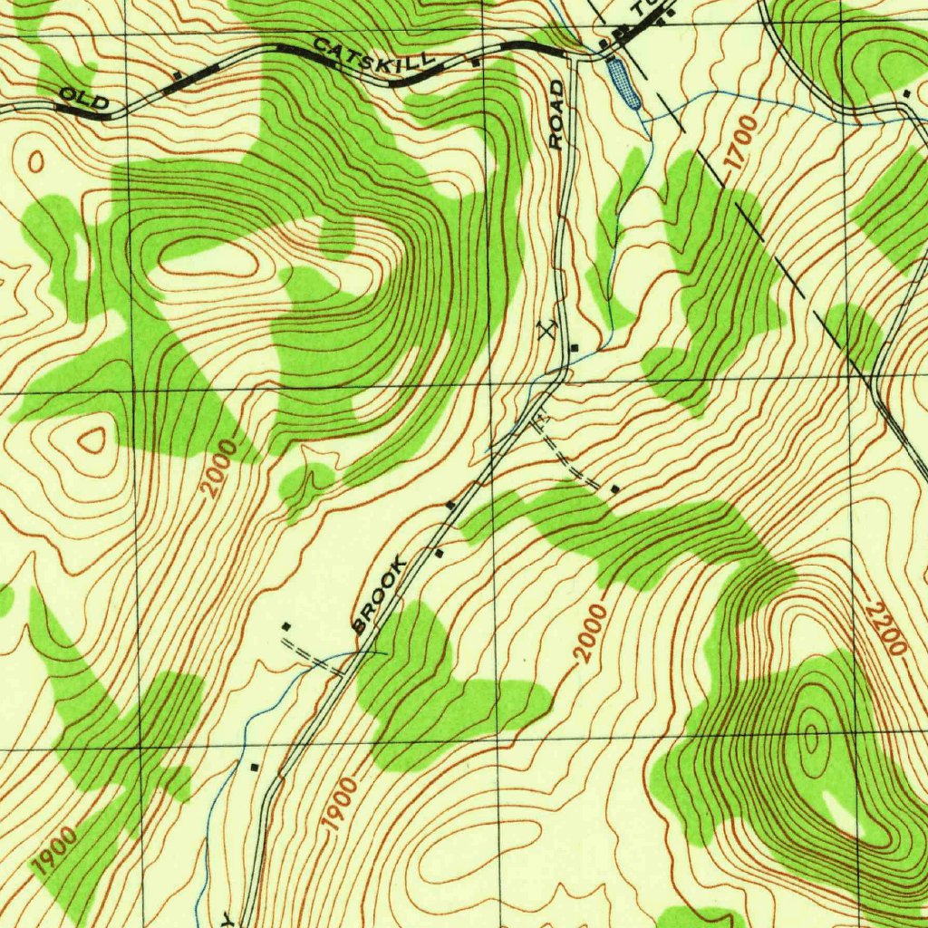 Harpersfield, NY (1946, 31680-Scale) Map by United States Geological ...