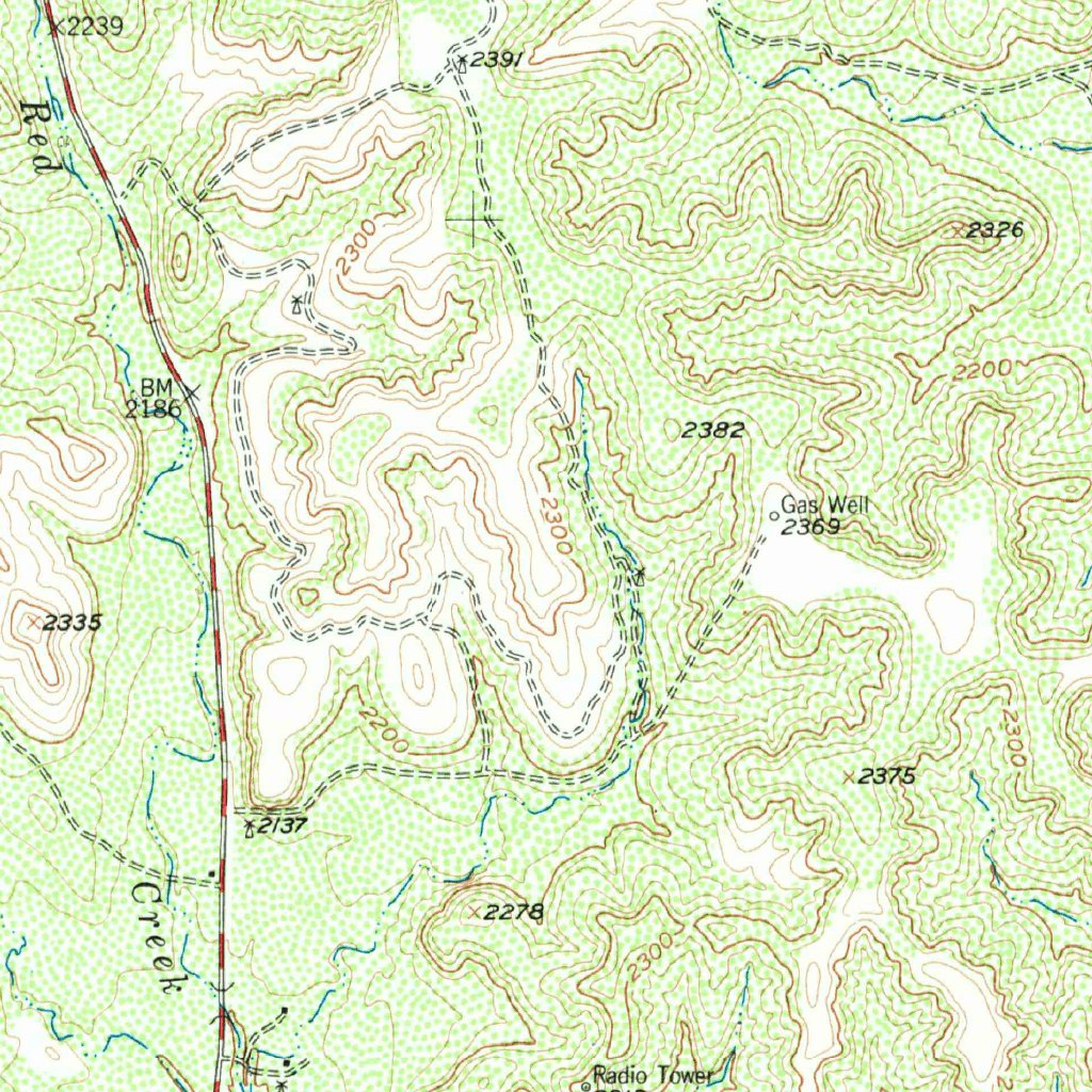 Harriet, TX (1957, 62500-Scale) Map by United States Geological Survey ...