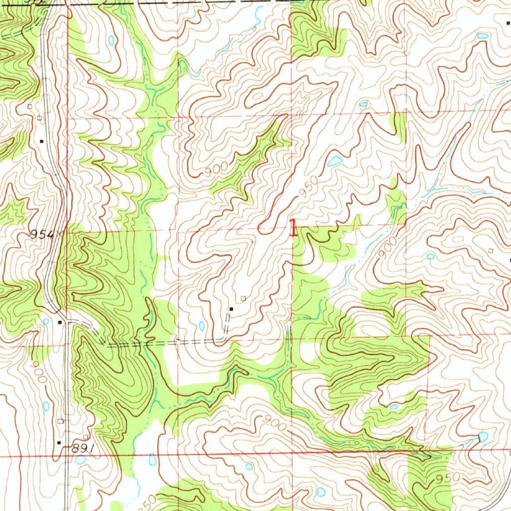 Harris, MO (1964, 24000-Scale) Map by United States Geological Survey ...
