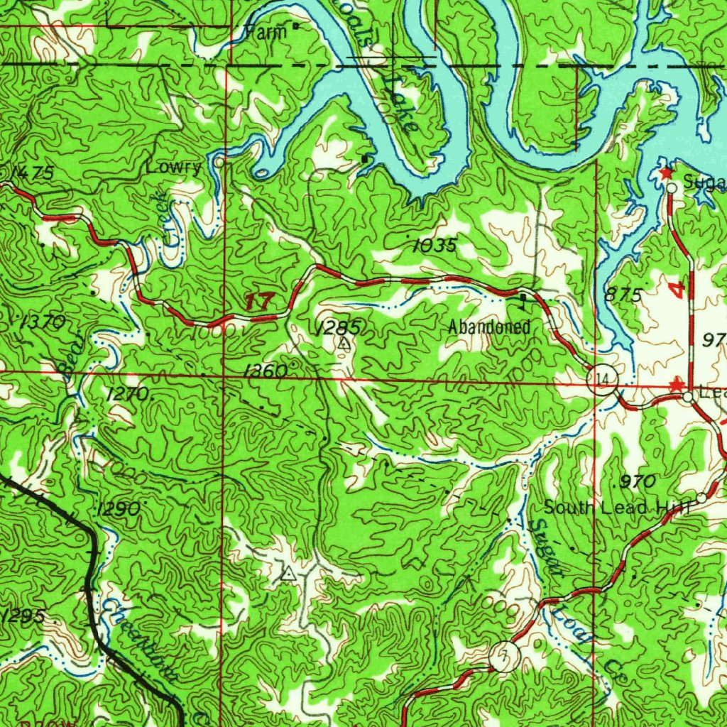 Harrison, AR-MO (1964, 250000-Scale) Map by United States Geological ...