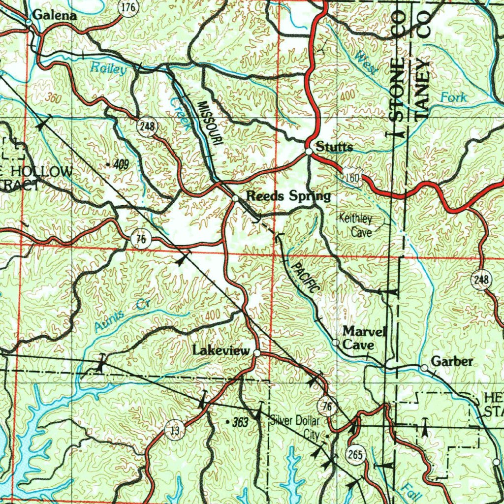Harrison, AR-MO (1985, 250000-Scale) Map by United States Geological ...