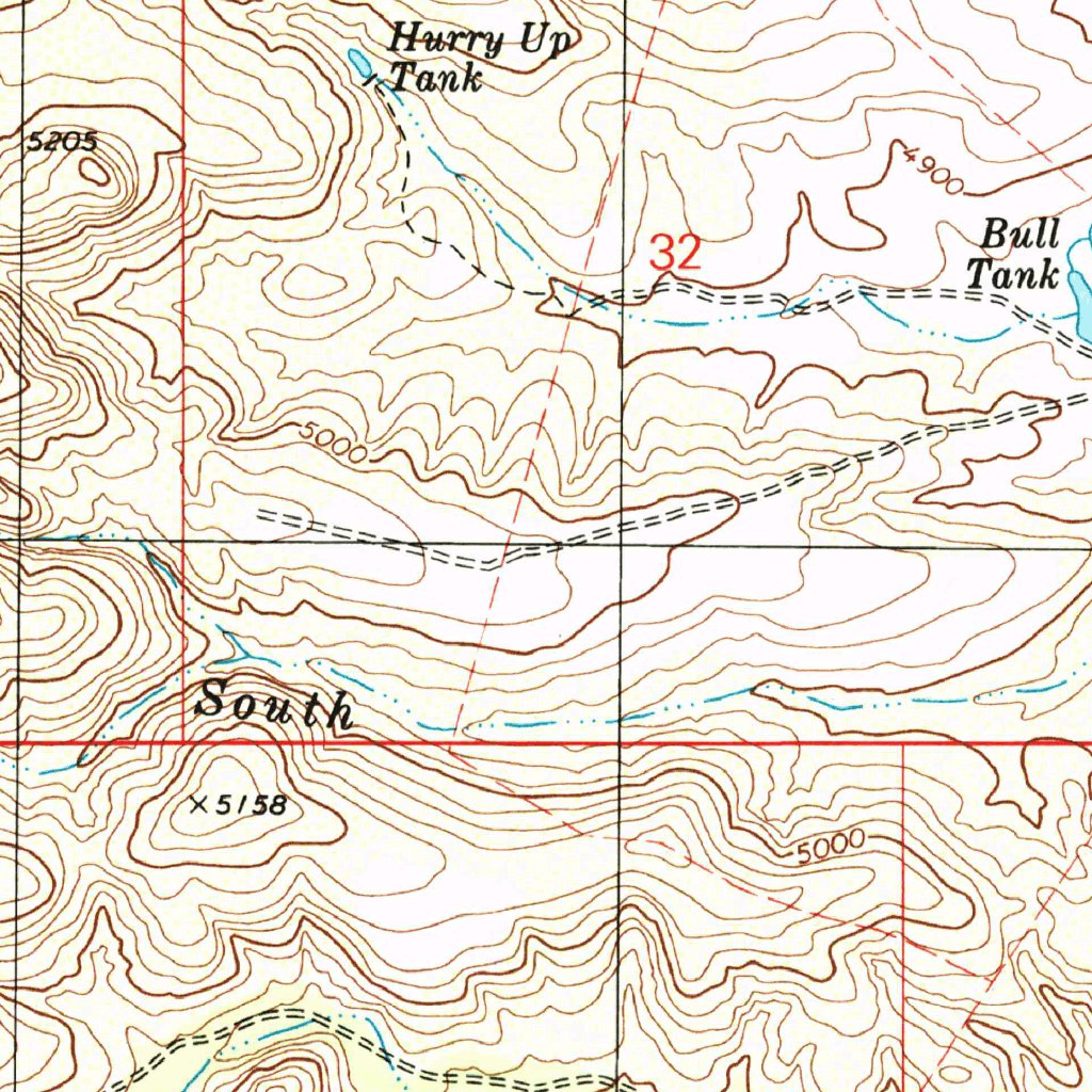 Harrison Canyon, AZ (1996, 24000-Scale) Map by United States Geological ...
