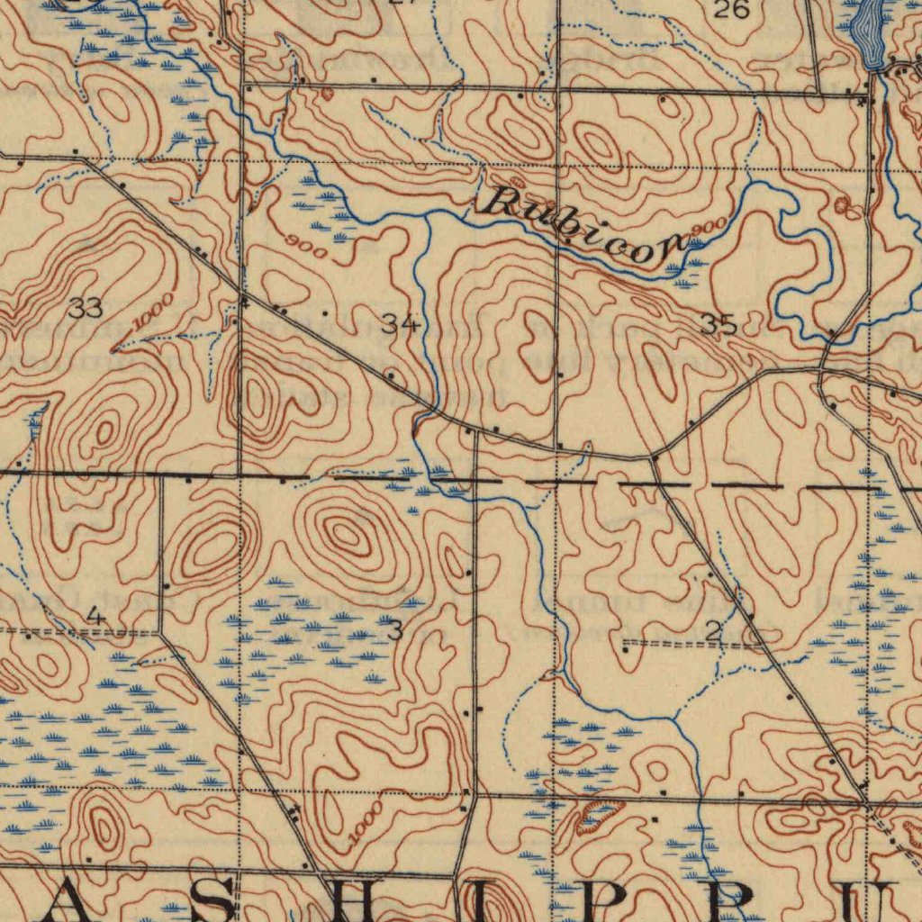 Hartford, WI (1904, 62500-Scale) Map by United States Geological Survey ...