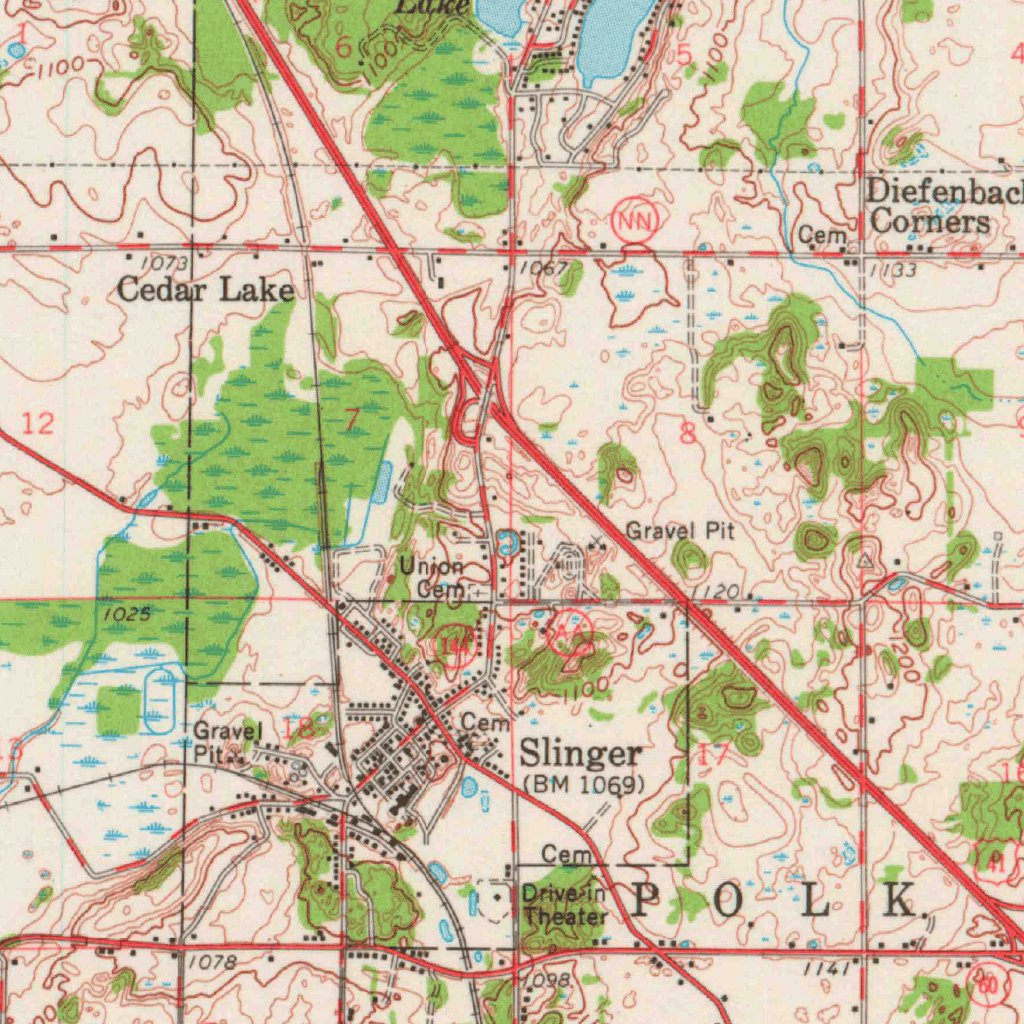 Hartford, WI (1959, 62500-Scale) Map by United States Geological Survey ...