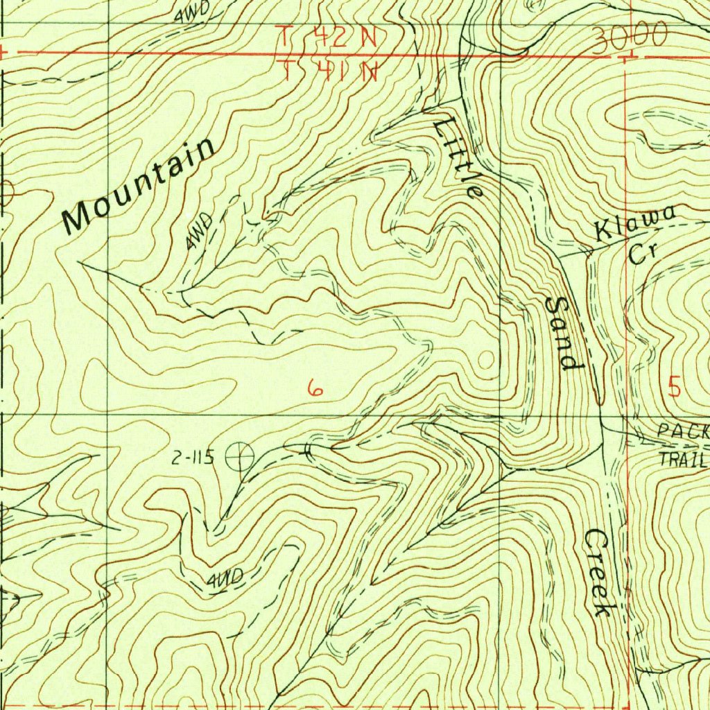 Harvard, ID (1990, 24000-Scale) Map by United States Geological Survey ...