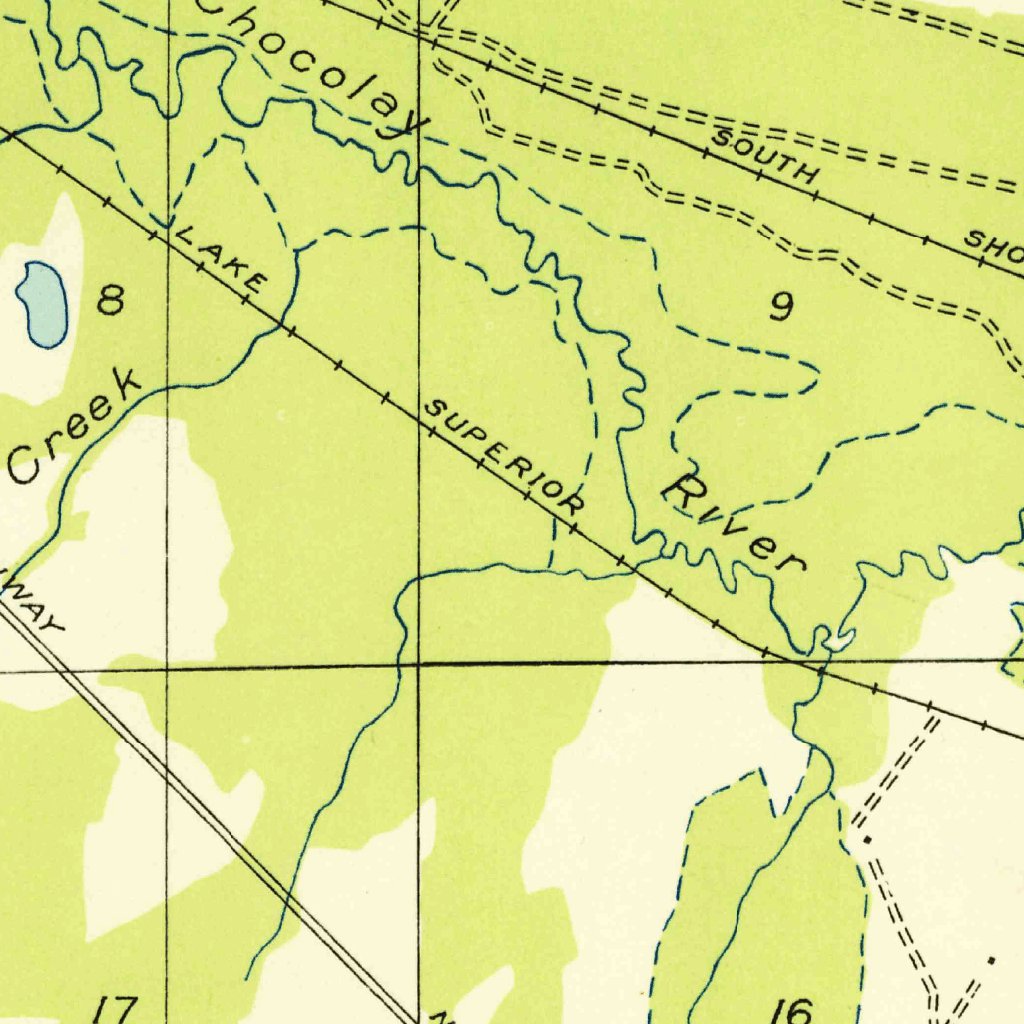 Harvey, MI (1932, 31680-Scale) Map by United States Geological Survey ...