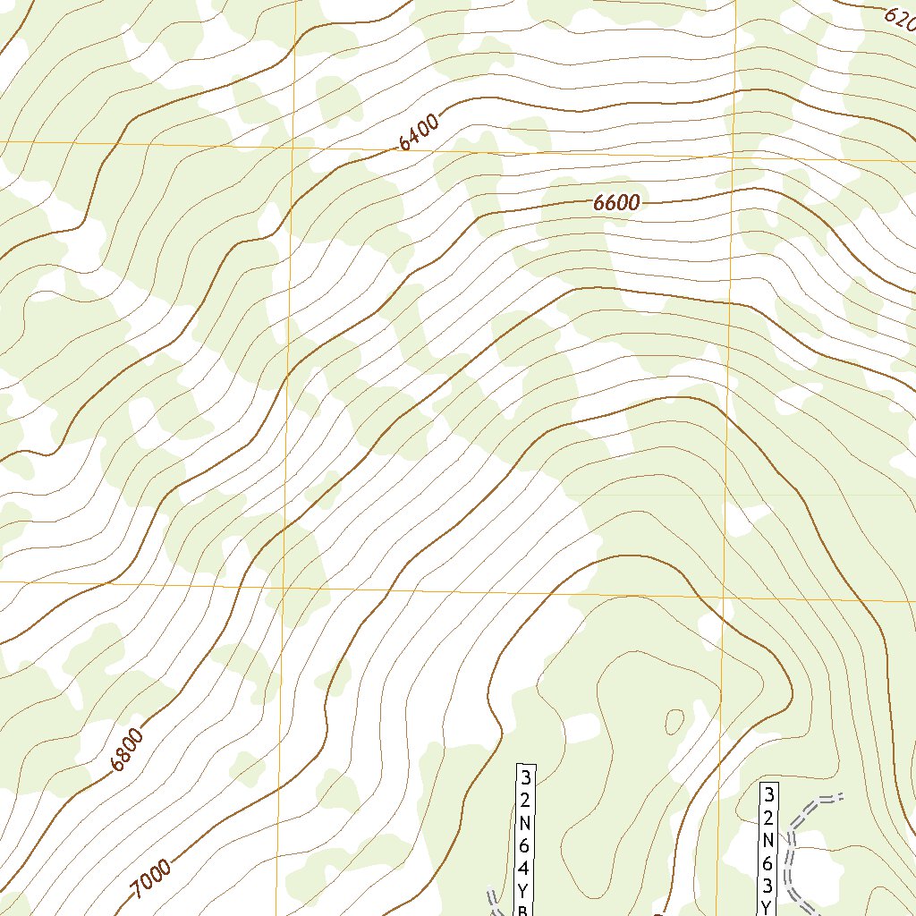 Harvey Mountain, CA (2021, 24000-Scale) Map by United States Geological ...