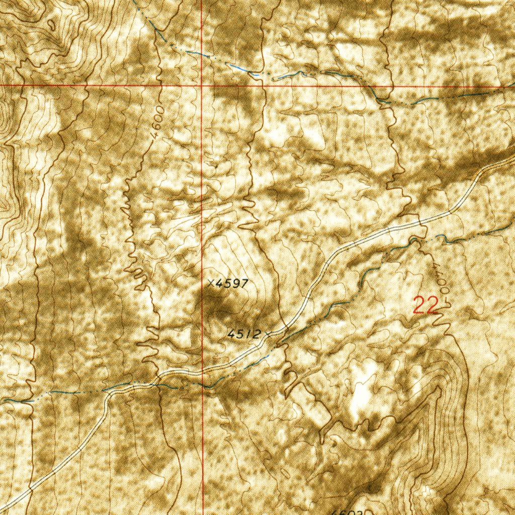 Hastings Pass NE, UT (1973, 24000-Scale) Map by United States ...