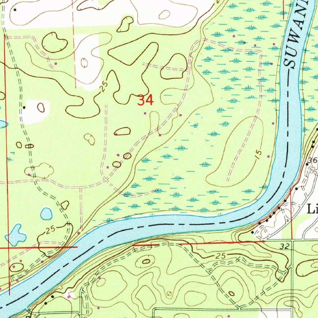 Hatchbend, FL (1968, 24000-Scale) Map by United States Geological ...