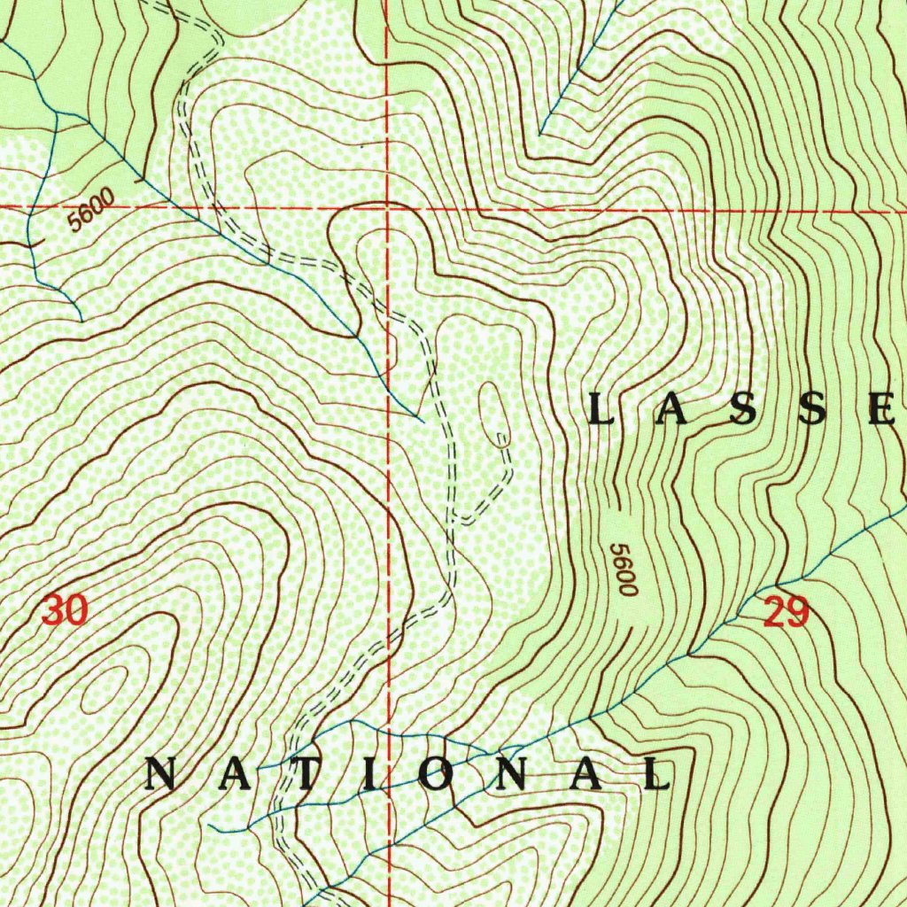 Hatchet Mountain Pass, CA (1995, 24000-Scale) Map by United States ...
