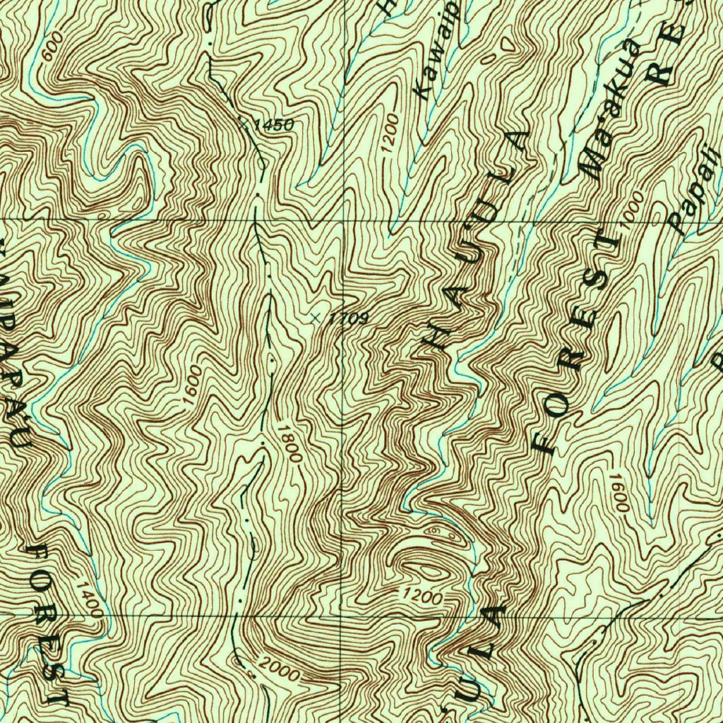 Hauula, HI (1992, 24000-Scale) Map by United States Geological Survey ...
