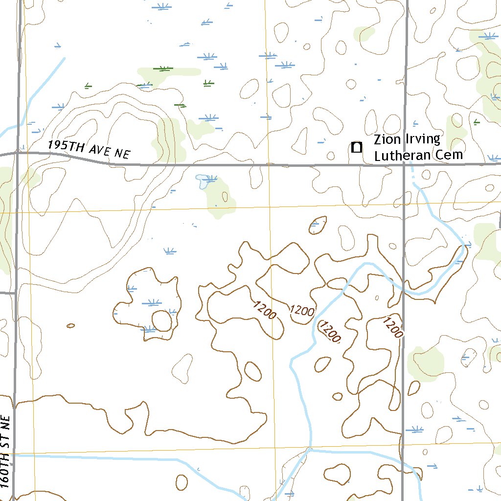 Hawick, MN (2022, 24000-Scale) Map by United States Geological Survey ...