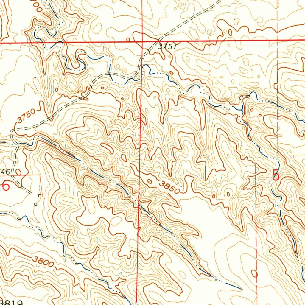Hay Springs SE, NE (1960, 24000-Scale) Map by United States Geological ...