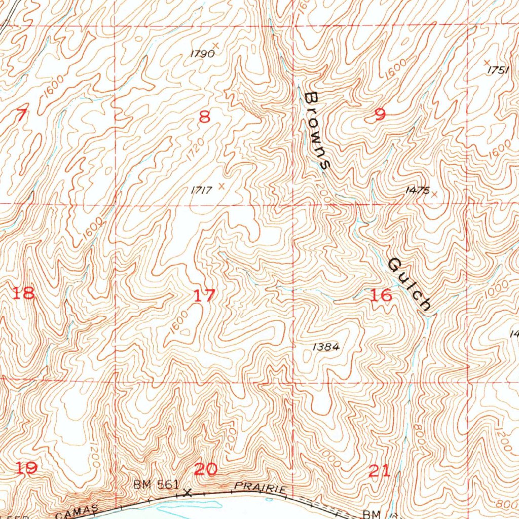 Hay, WA (1950, 62500-Scale) Map by United States Geological Survey ...