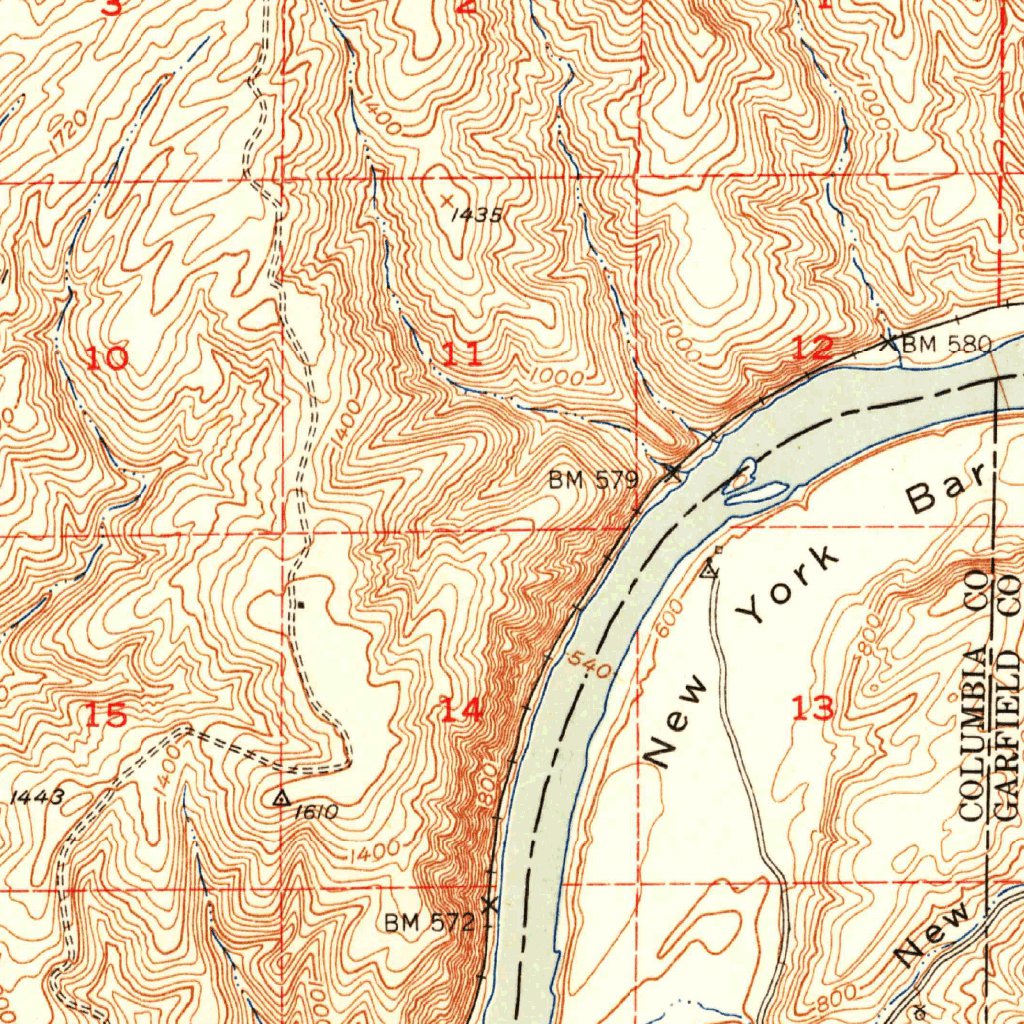 Hay, WA (1952, 62500-Scale) Map by United States Geological Survey ...