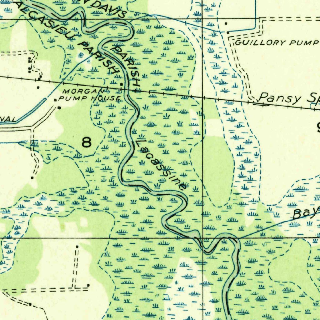 Hayes, LA (1946, 31680-Scale) Map by United States Geological Survey ...