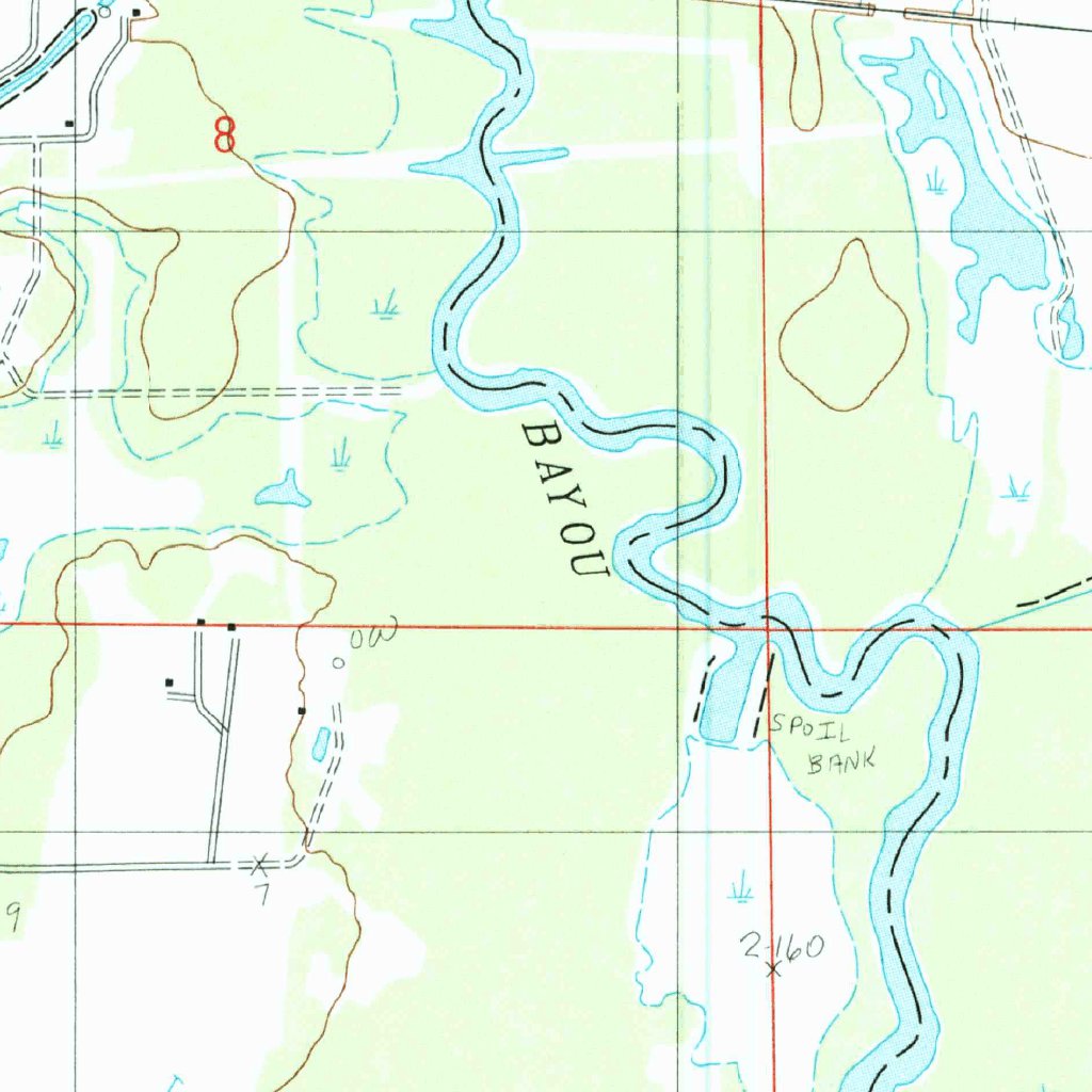 Hayes, LA (1984, 24000-Scale) Map by United States Geological Survey ...