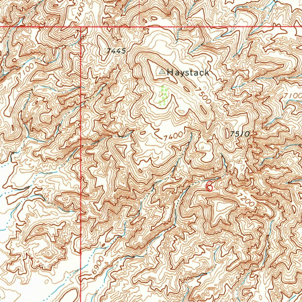 Haystack Flats, WY (1970, 24000-Scale) Map by United States Geological ...