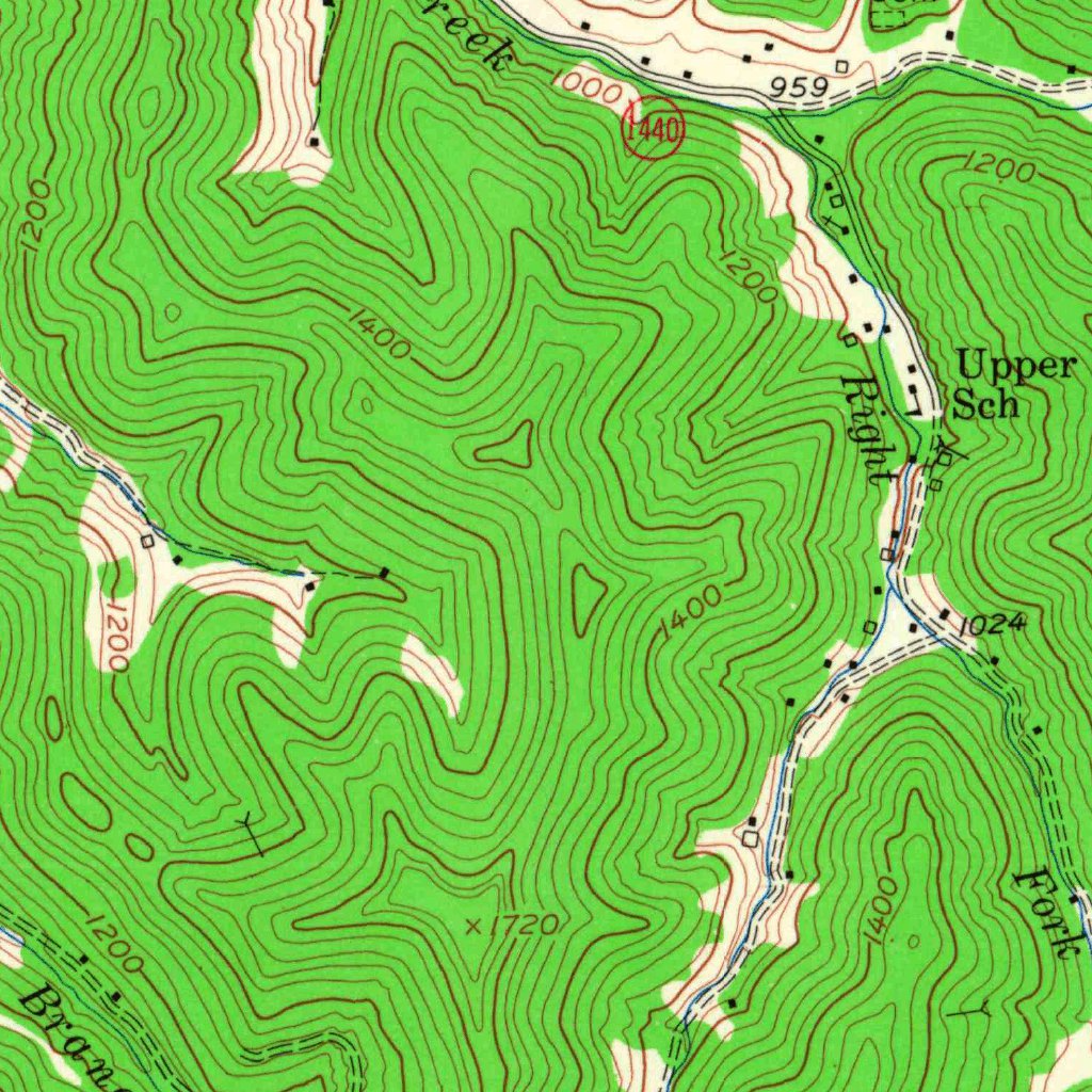 Hazard North, KY (1954, 24000-Scale) Map by United States Geological ...