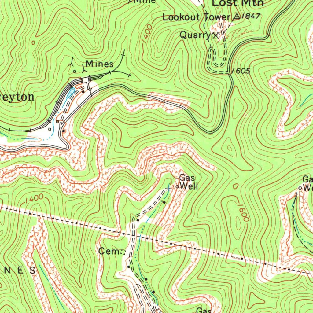 Hazard North, KY (1972, 24000-Scale) Map by United States Geological ...