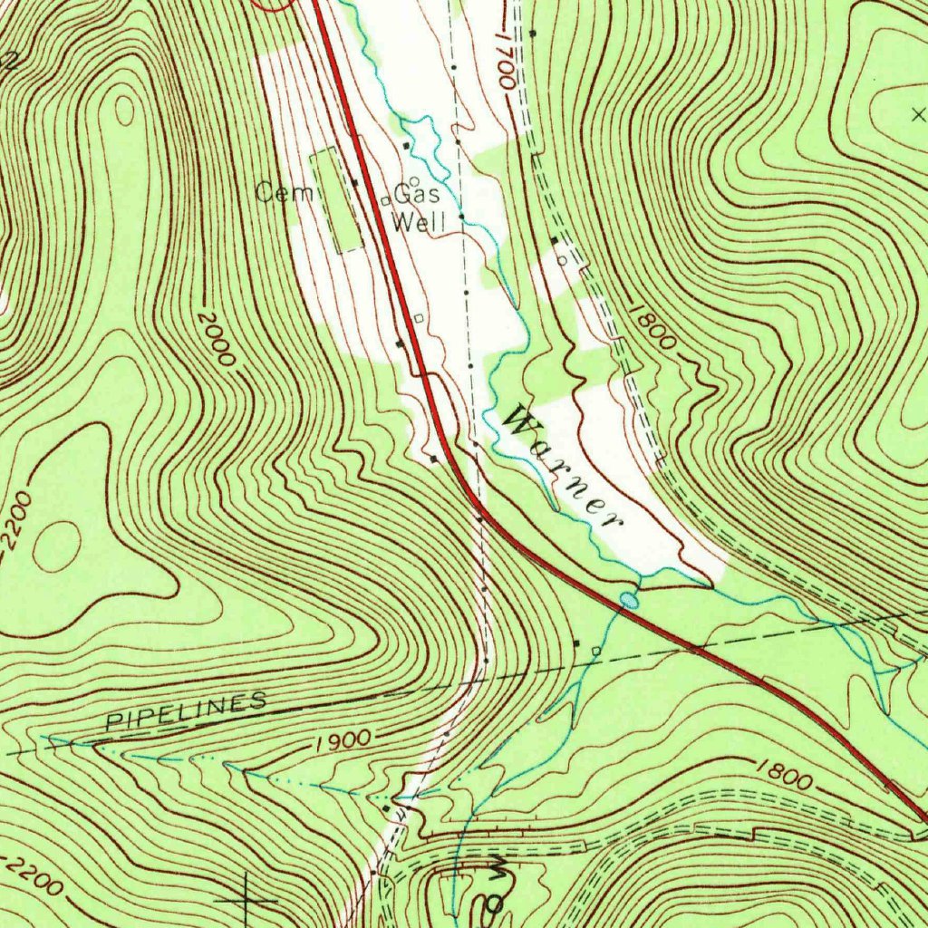 Hazel Hurst, PA (1969, 24000-Scale) Map by United States Geological ...