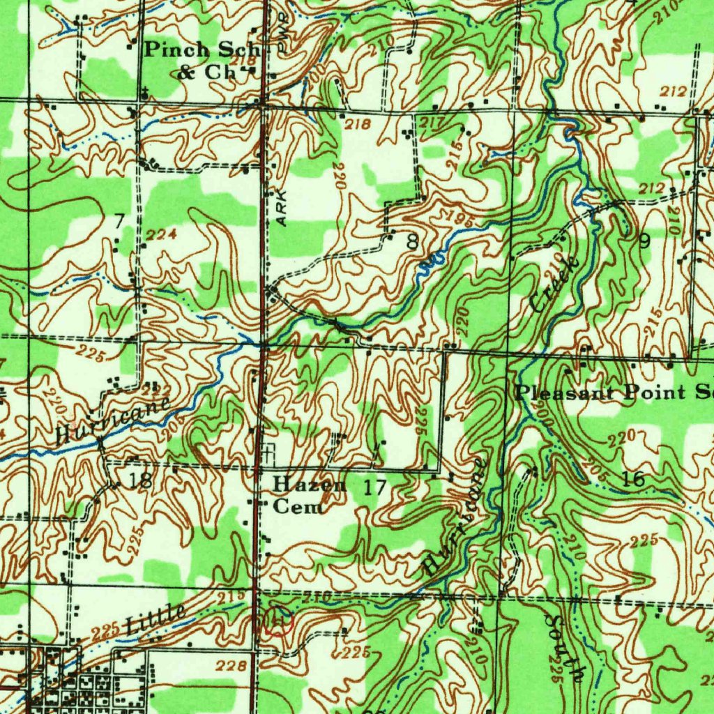 Hazen, AR (1941, 62500-Scale) Map by United States Geological Survey ...