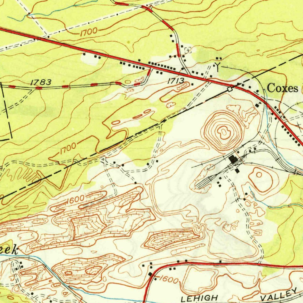 Hazleton, PA (1950, 24000-Scale) Map by United States Geological Survey ...