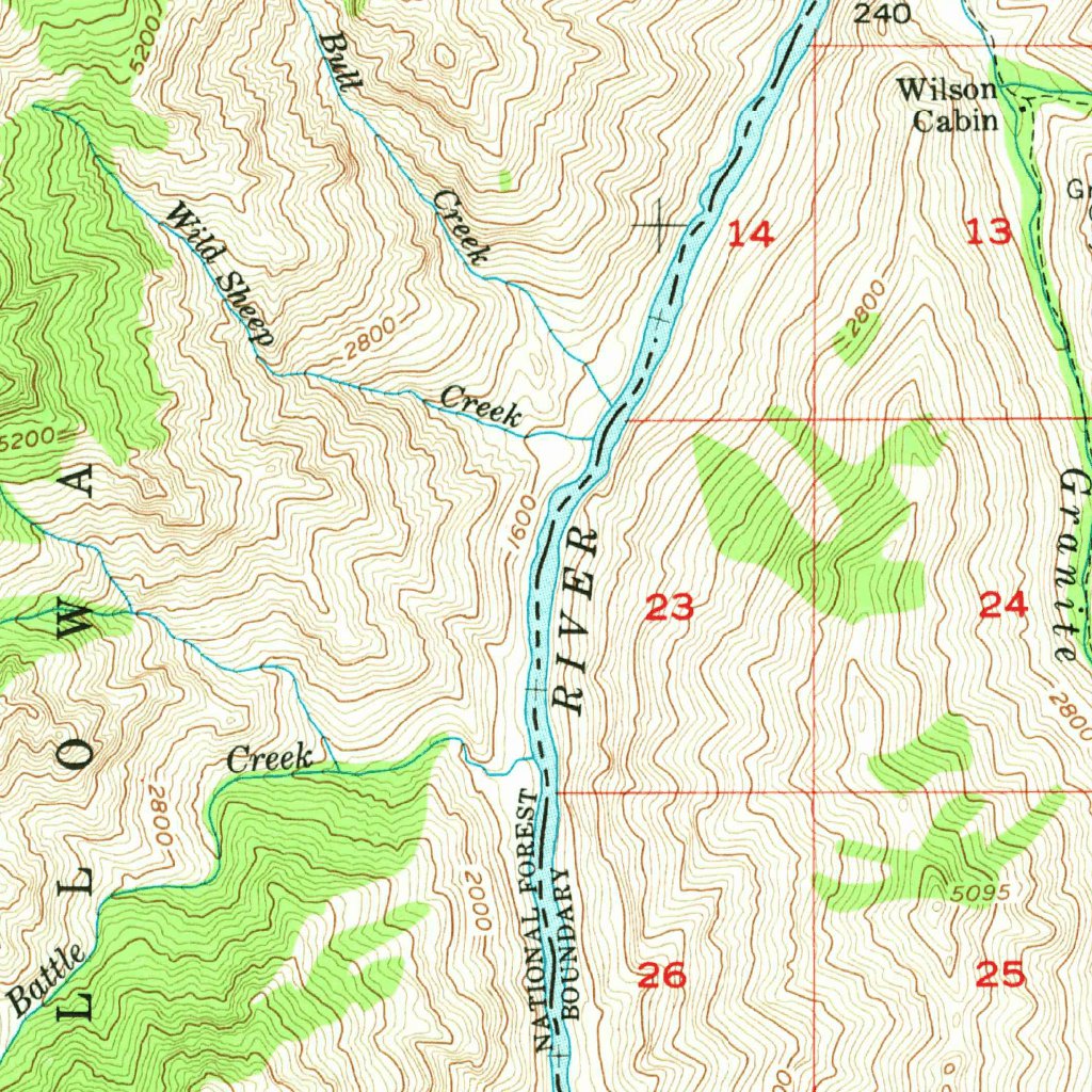 He Devil, ID-OR (1957, 62500-Scale) Map by United States Geological ...
