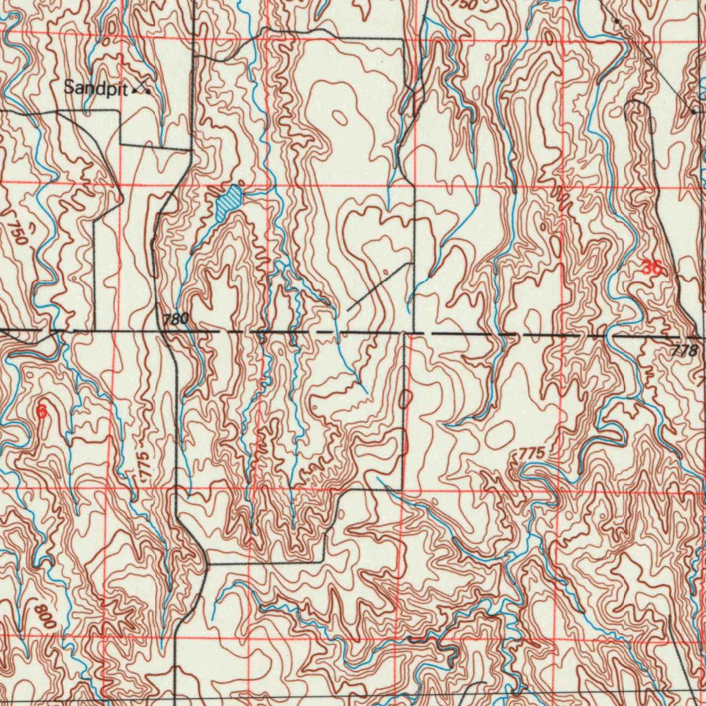 Healy, KS (1985, 100000-Scale) Map by United States Geological Survey ...