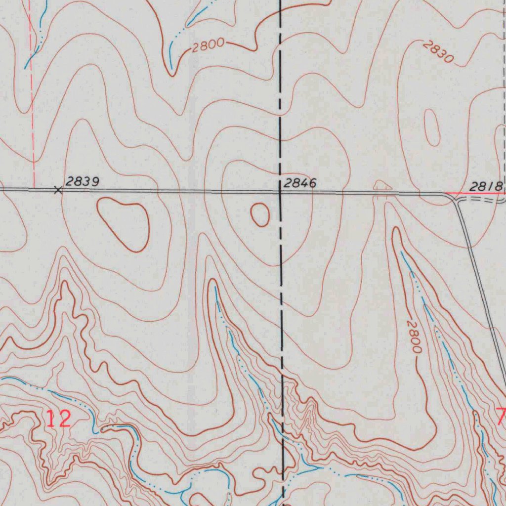 Healy NW, KS (1974, 24000-Scale) Map by United States Geological Survey ...