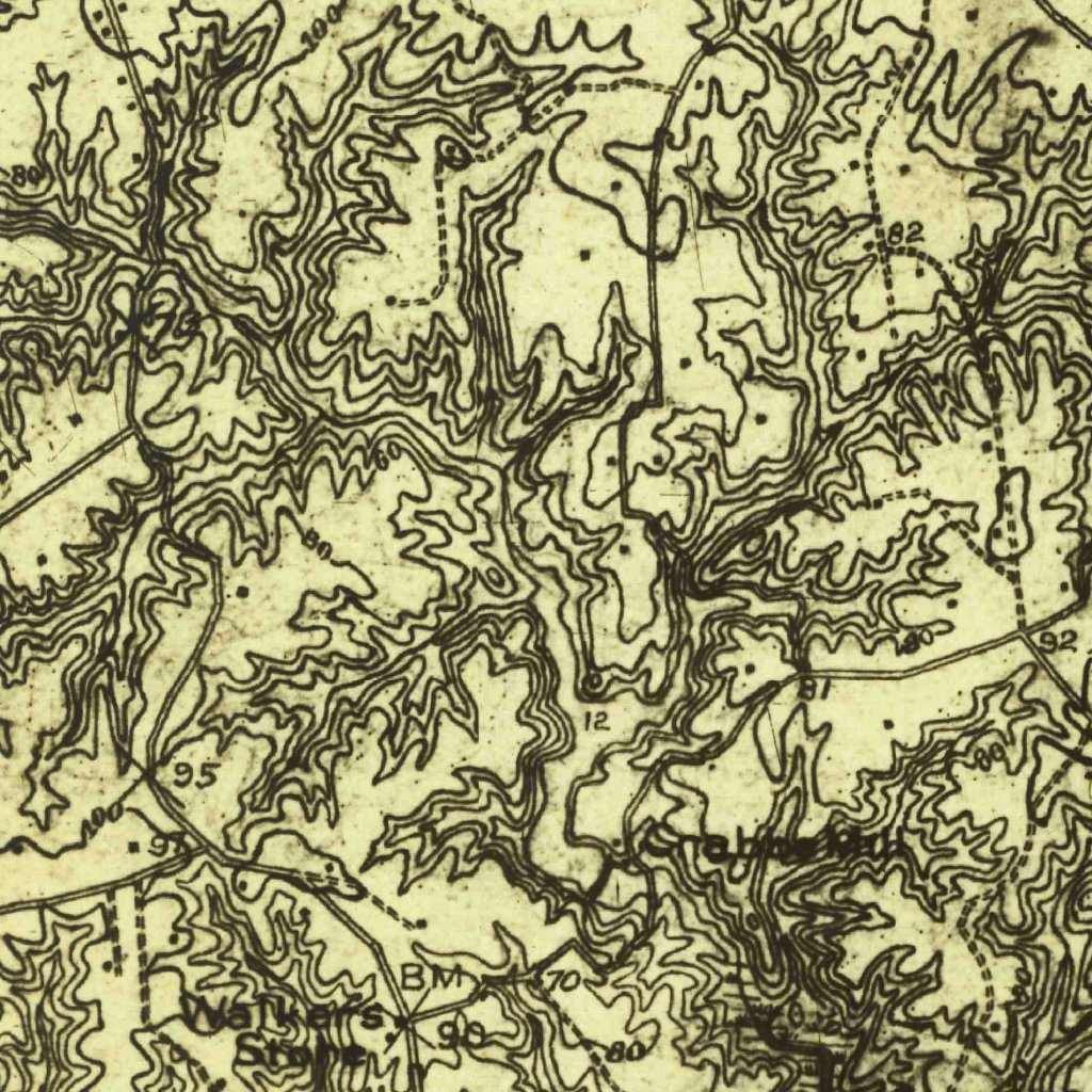 Heathsville, VA-MD (1917, 48000-Scale) Map by United States Geological ...