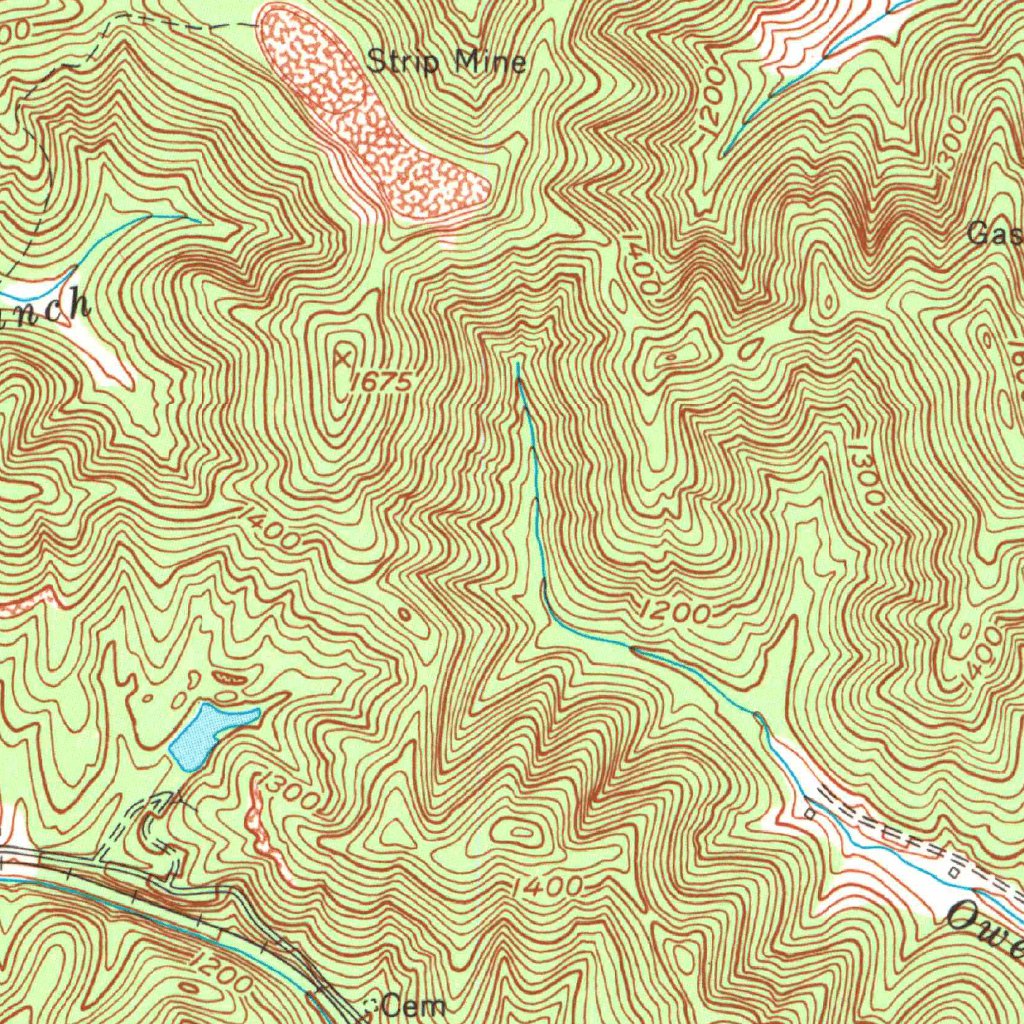 Heidrick, KY (1974, 24000-Scale) Map by United States Geological Survey ...
