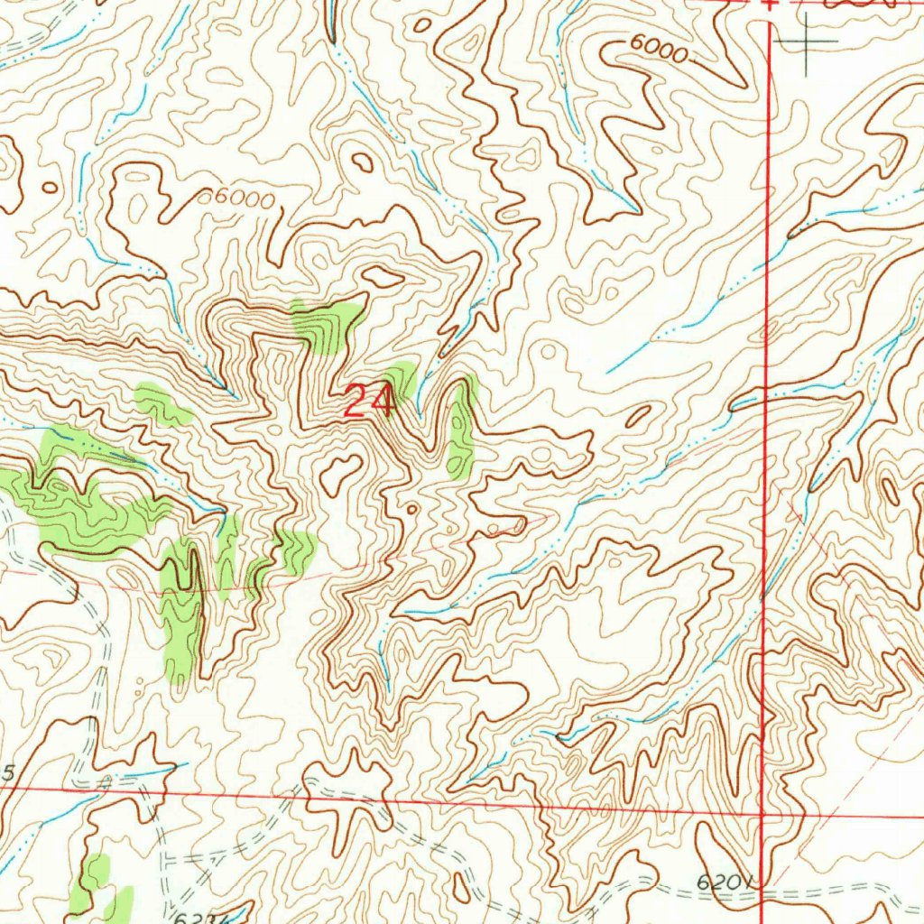 Hells Half Acre, WY (1968, 24000-Scale) Map by United States Geological ...