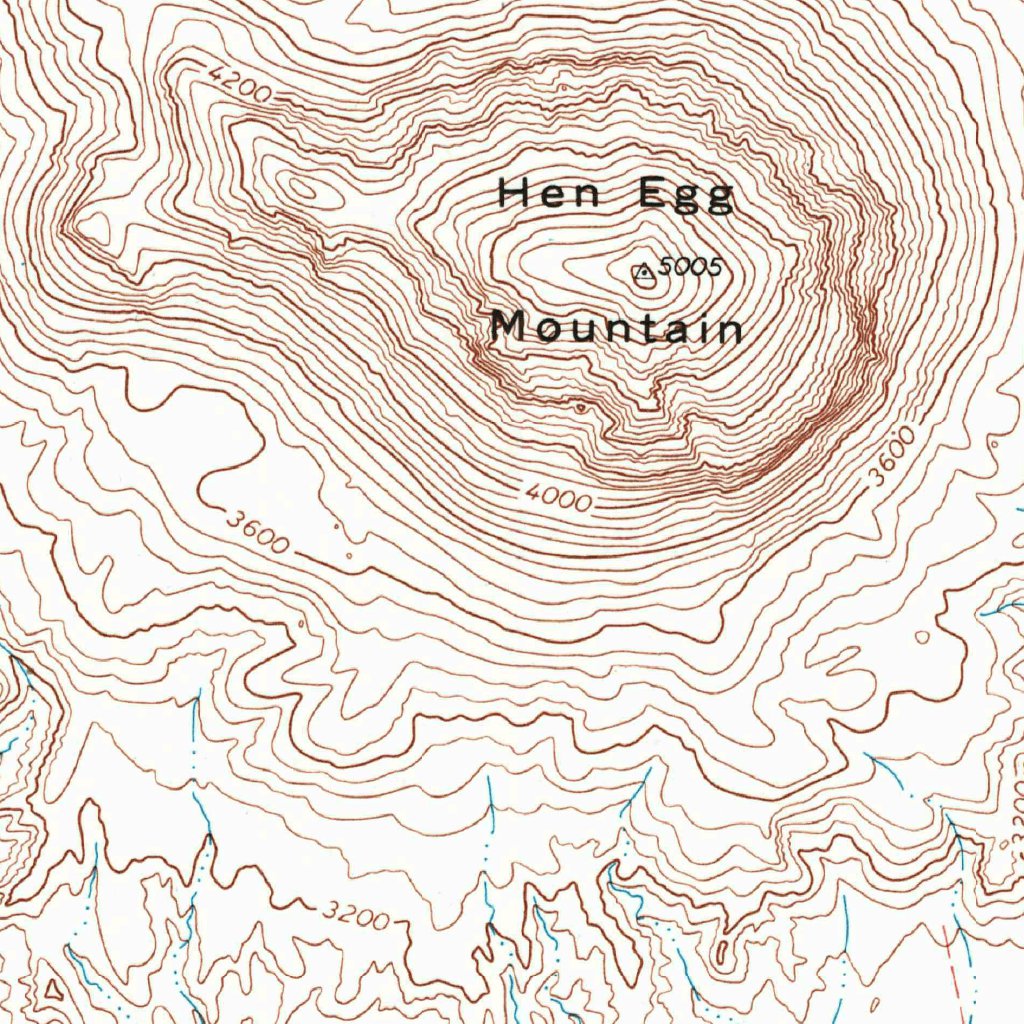 Hen Egg Mountain, TX (1971, 24000-Scale) Map by United States ...