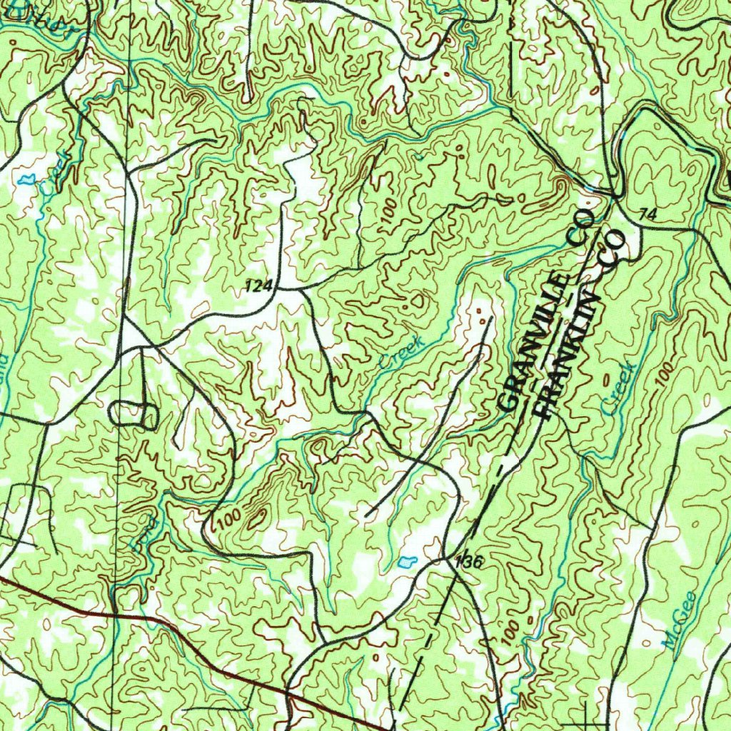 Henderson, NC (1991, 100000-Scale) Map by United States Geological ...