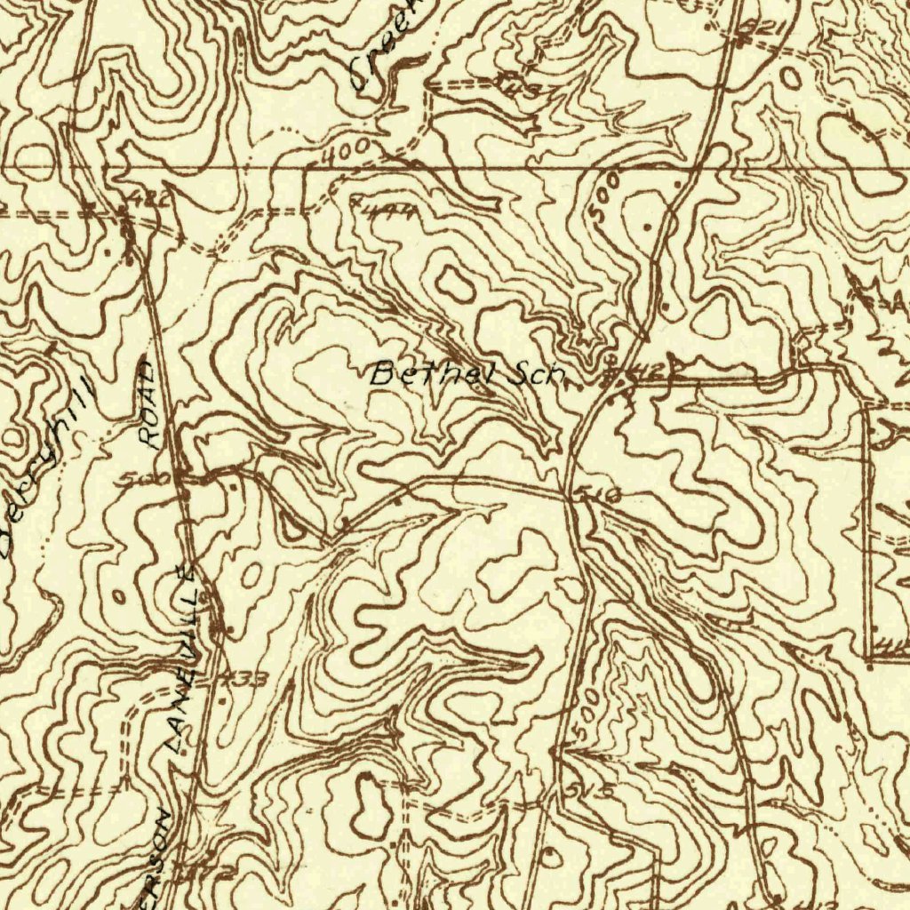 Henderson, TX (1935, 48000-Scale) Map by United States Geological ...