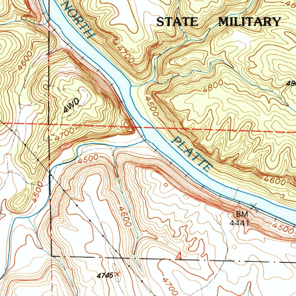 Herman Ranch, WY (1990, 24000-Scale) Map by United States Geological ...