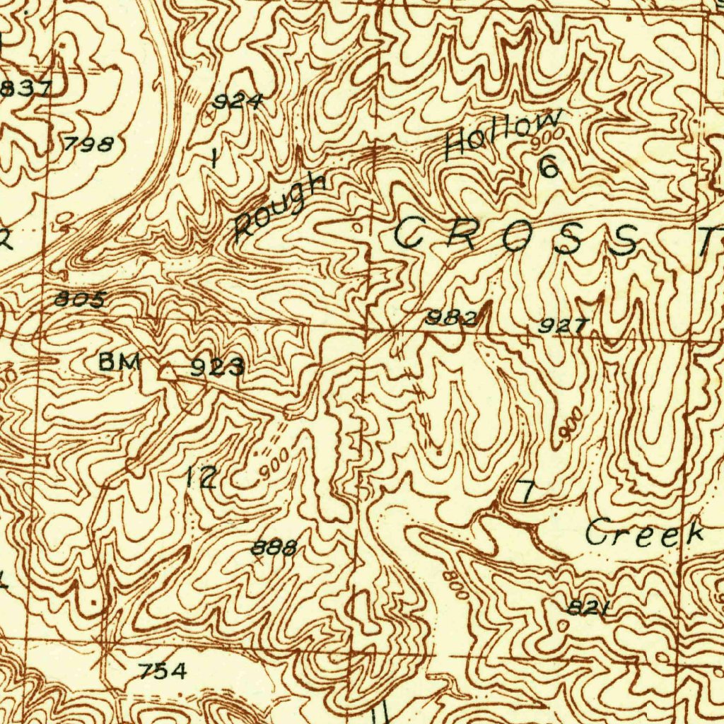 Hermitage, MO (1937, 48000-Scale) Map by United States Geological ...